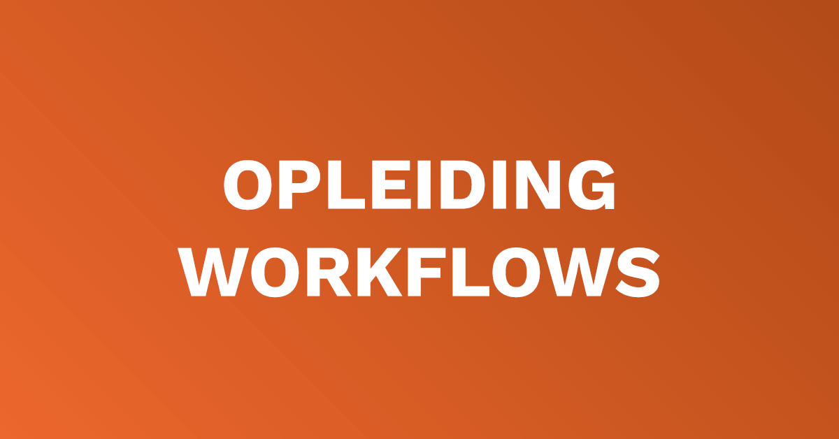 Opleiding Workflows | Mysolution Academy